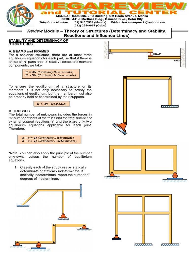 Review Module 34 Theory of Structures 1 Part 1 | Download Free PDF | Applied And ...