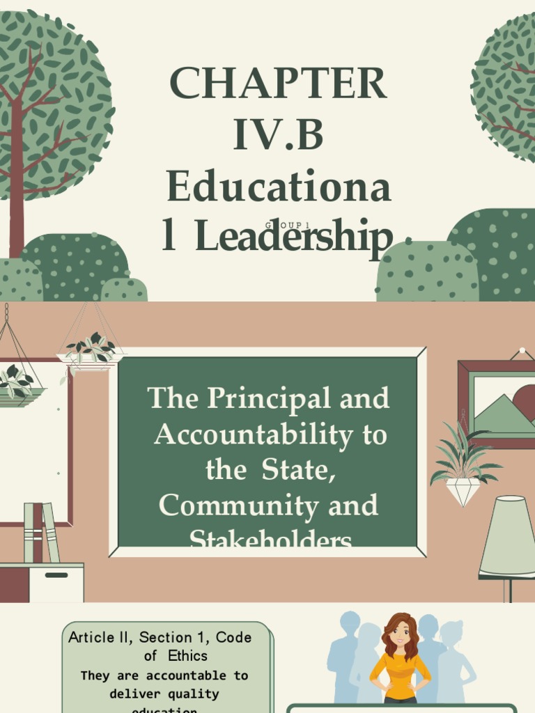 Ed 103 Part Iv.b | PDF | Teachers | Leadership