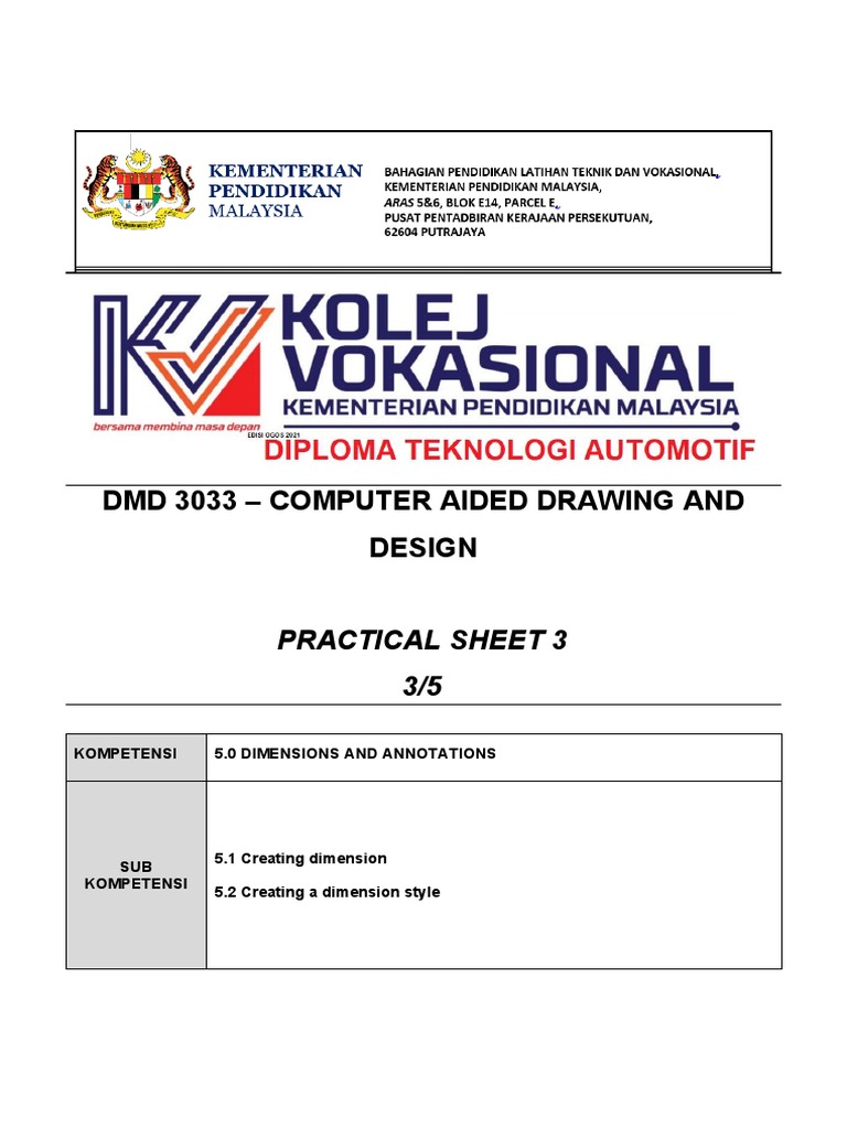 DMD 3033 - Practical Sheet 2 - Drawing | PDF