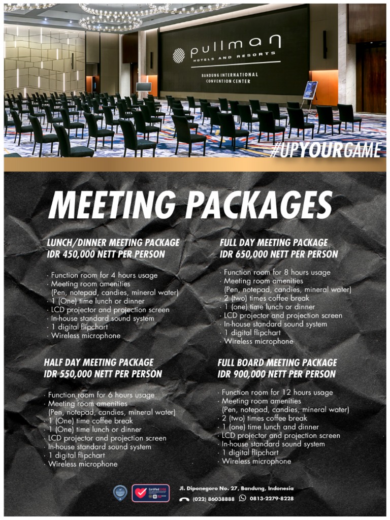 Meeting-Packages-2022 | PDF