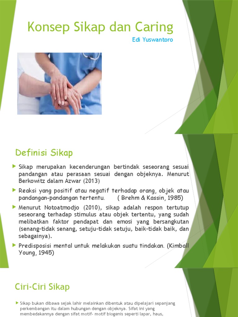 Konsep Sikap Dan Caring | PDF