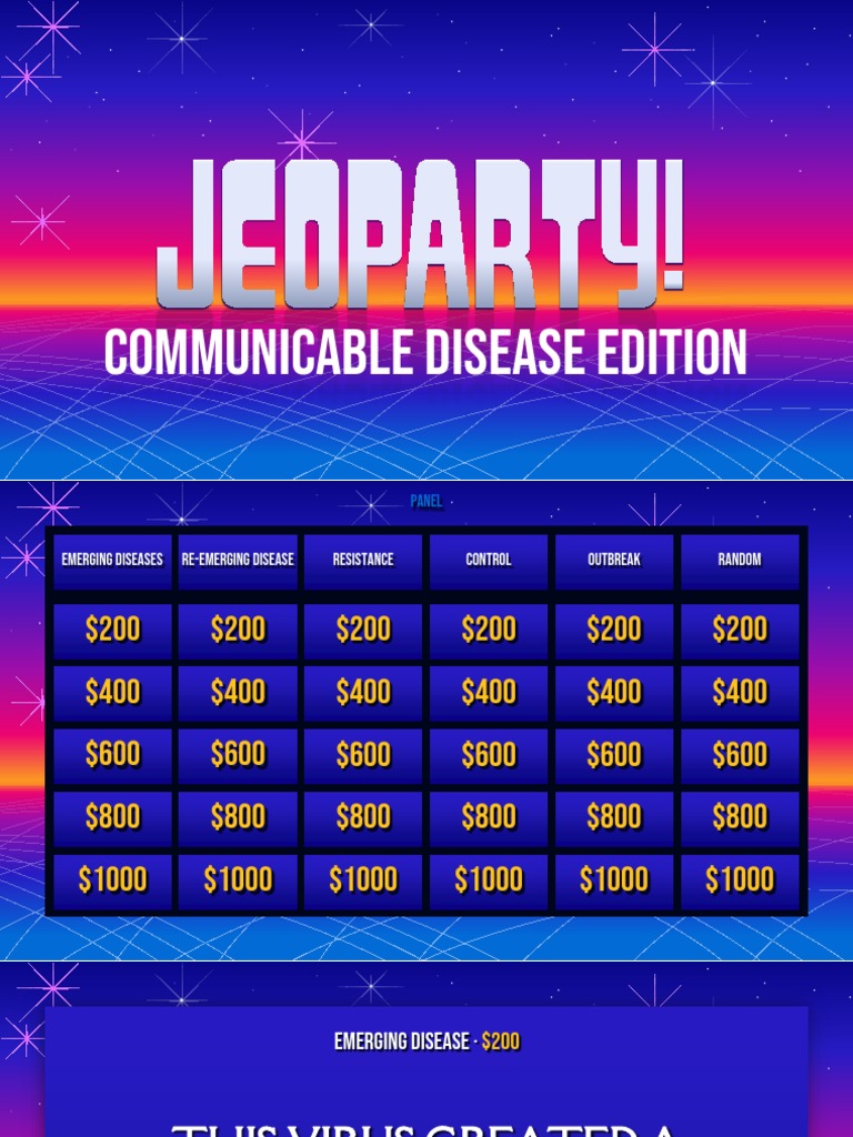Communicable Disease Jeopardy | PDF