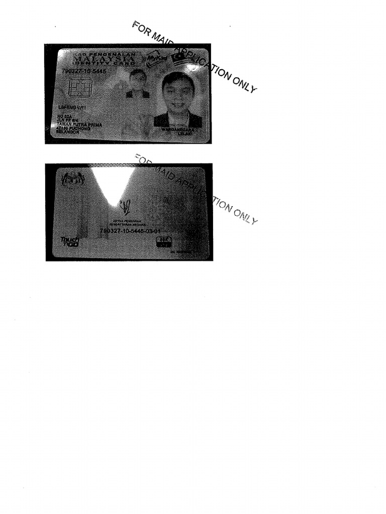 Identification Card | PDF