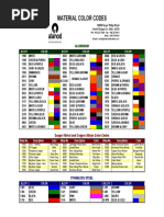 Metal Color Codes | PDF | Bronze | Brass