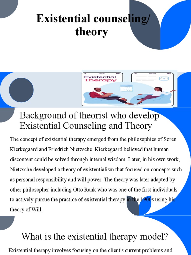 Existential Theory | PDF | Psychotherapy | Existentialism