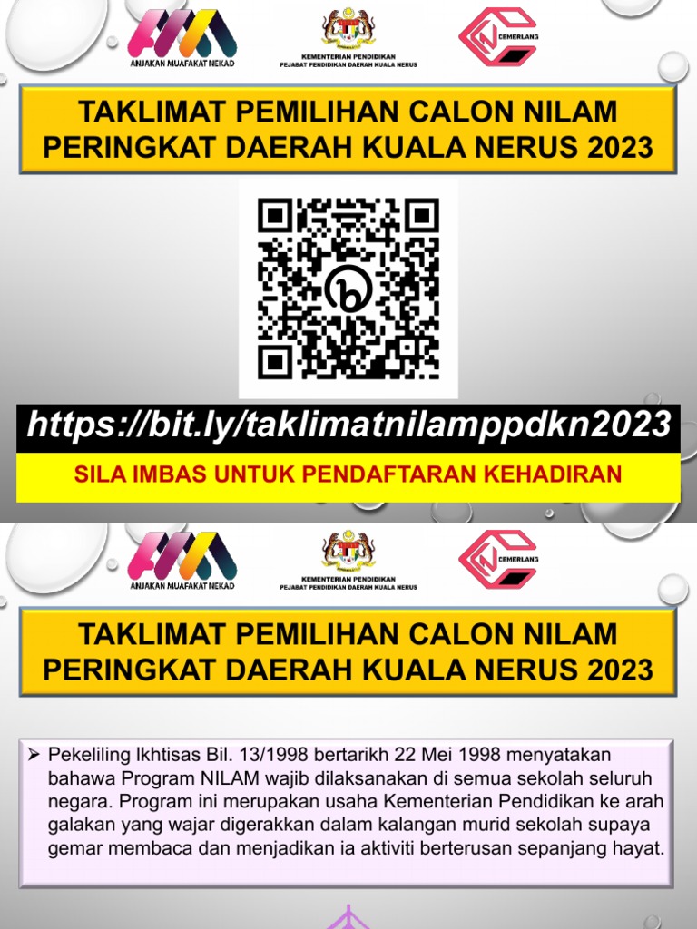 Slide Pemilihan Calon NILAM 2023 | PDF