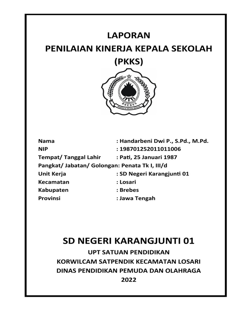 LAPORAN PKKS 2022 Handarbeni | PDF