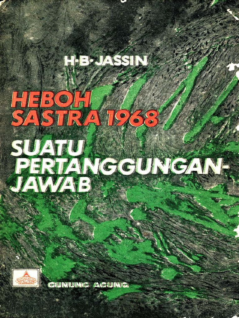 Heboh Sastra 1968 - Suatu Pertanggungan Jawab (HB Jassin) (Z-Library) | PDF