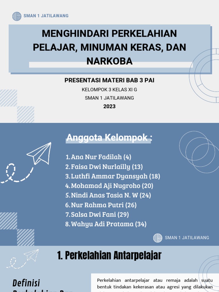 Pencegahan Perkelahian Pelajar dan Narkoba | PDF