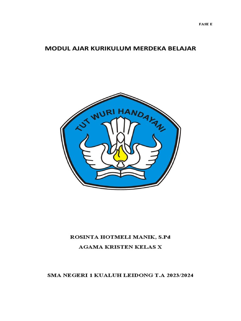 Cover Modul Ajar | PDF