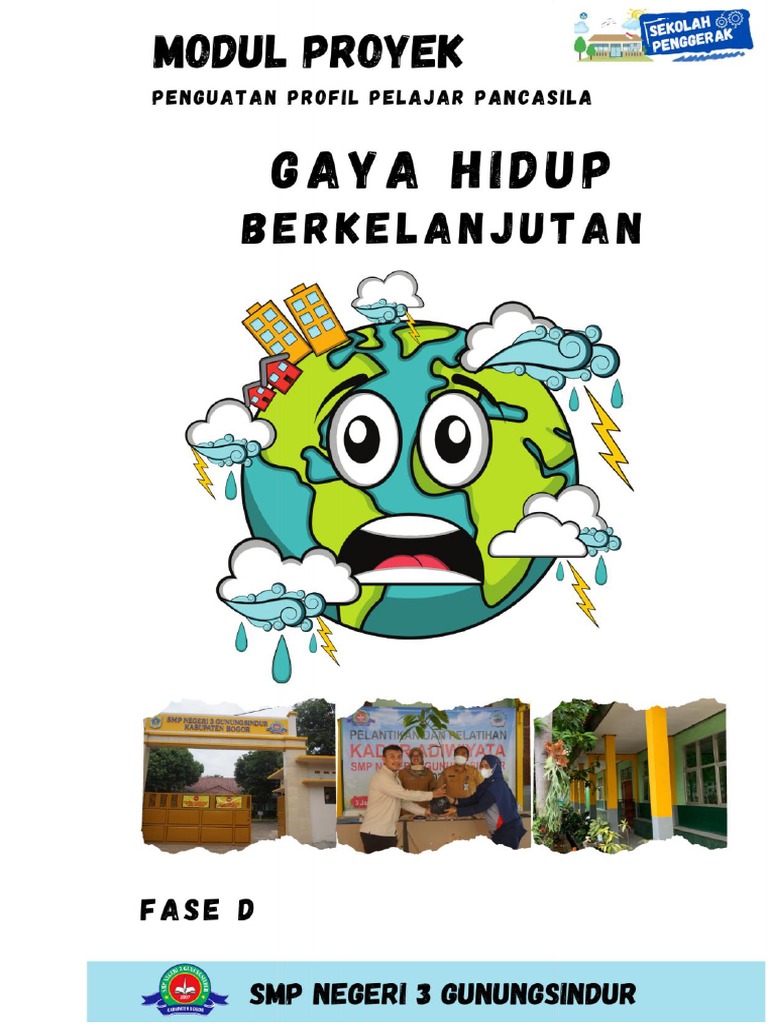 Poster Gaya Hidup Berkelanjutan Sederhana | PDF