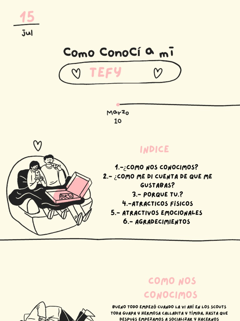 Como Conocí A Mi Tefy ? | PDF