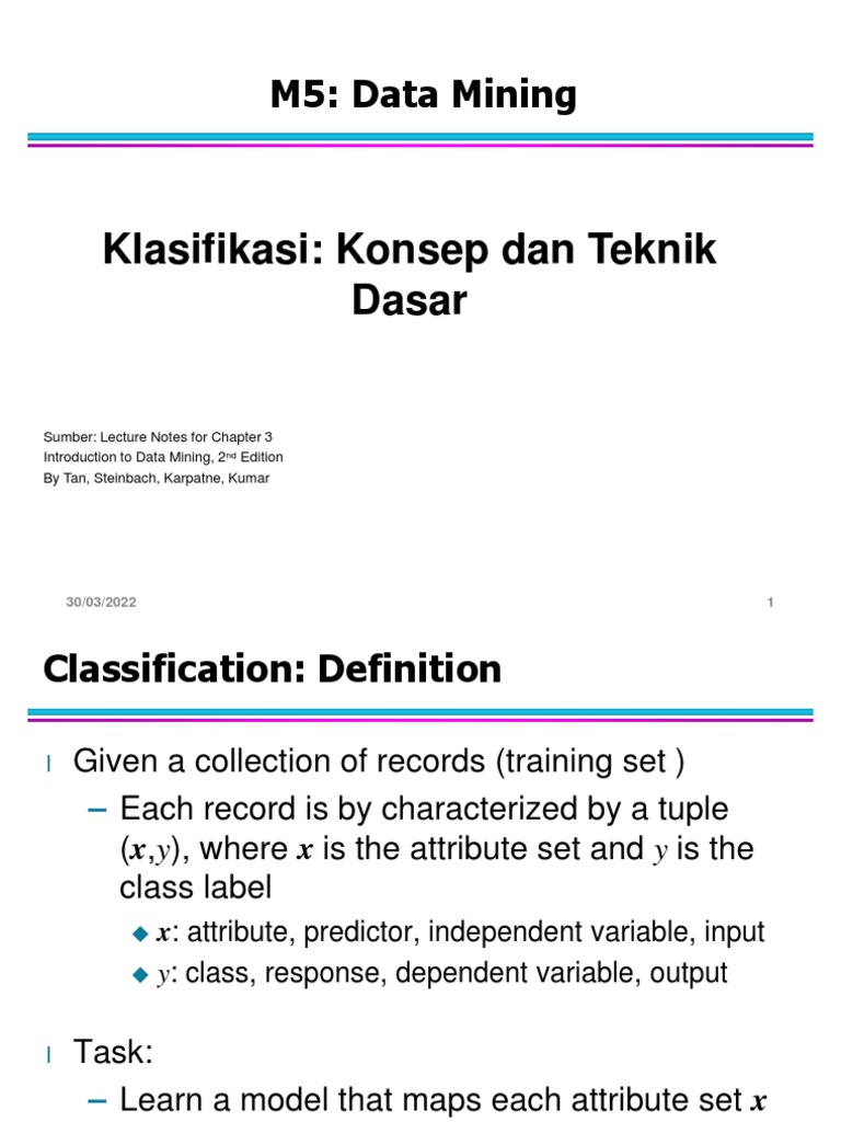 M5 Basic Classification | PDF