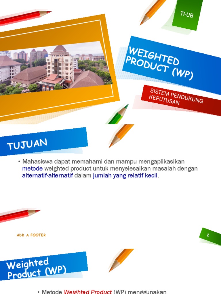 Weighted Product | PDF | Metode & Bahan Ajar