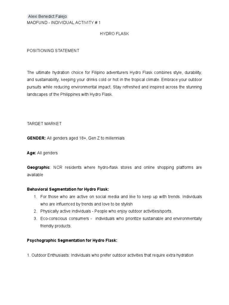 Falejo - Individual Activity 1 | PDF