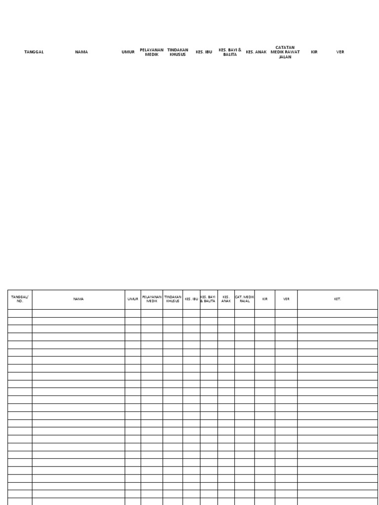 Format Log Book | PDF