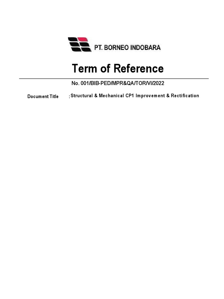 Structural & Mechanical CP1 Improvement & Rectification | PDF