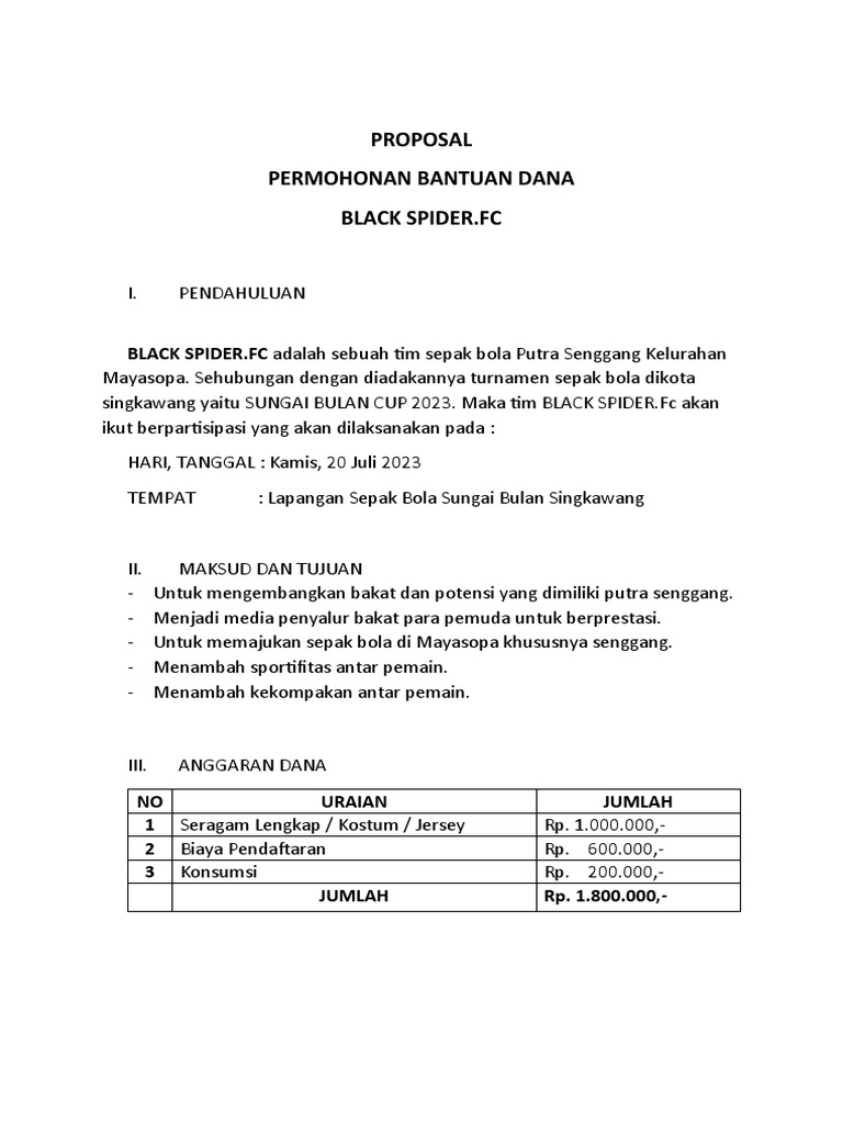 Proposal Baru | PDF