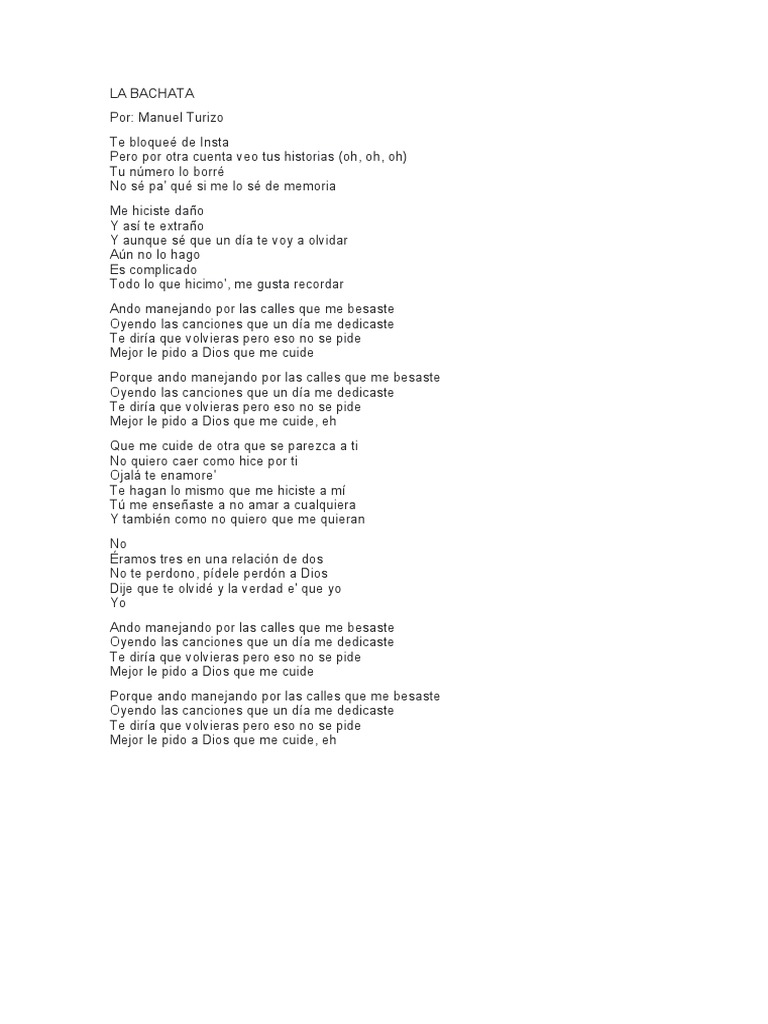 La Bachata Pdf