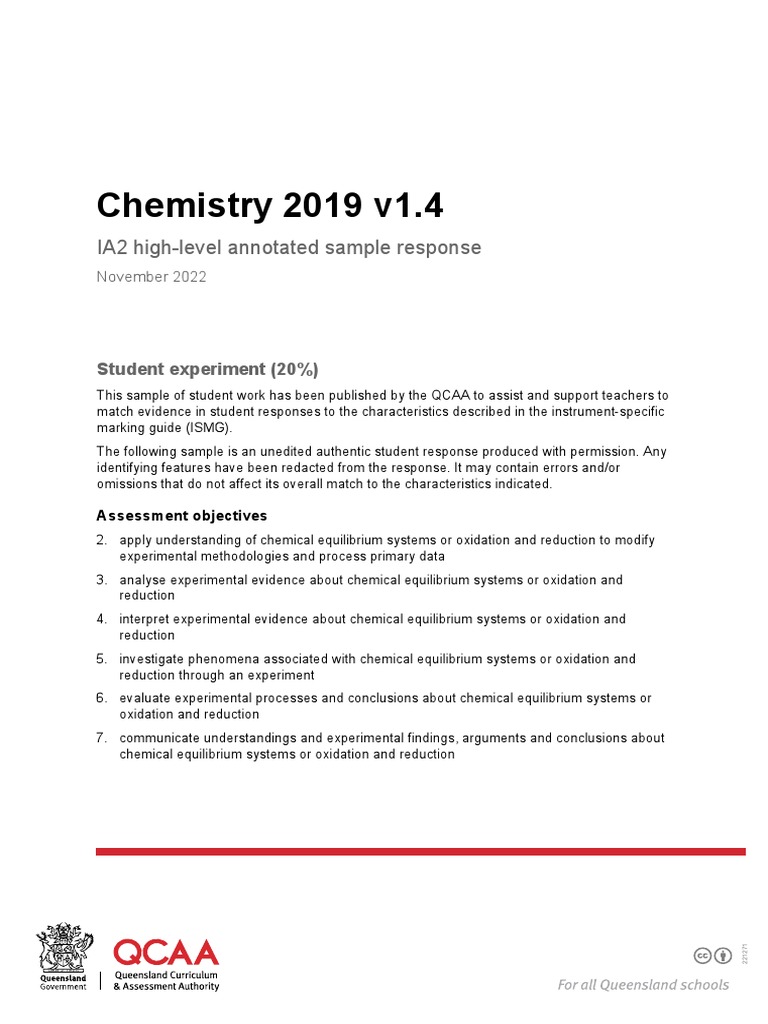 SNR Chemistry 19 Ia2 Asr High v14-1 | PDF