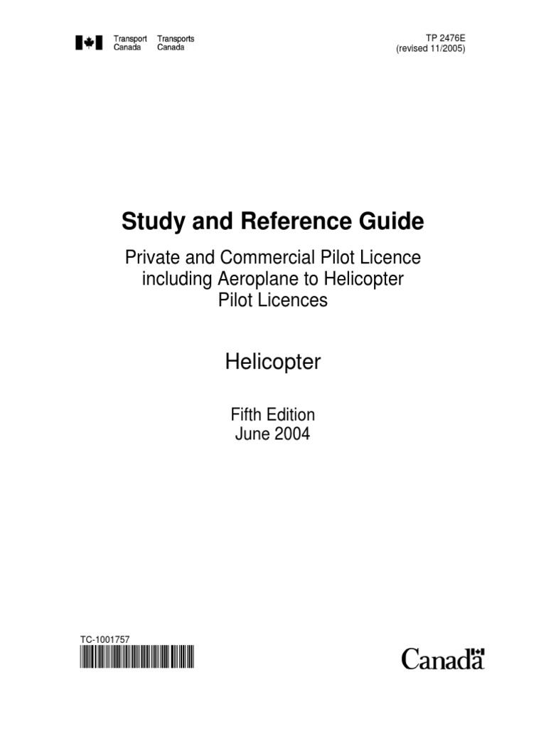Study and Reference Guide - Private and Commercial Pilot Licence ...