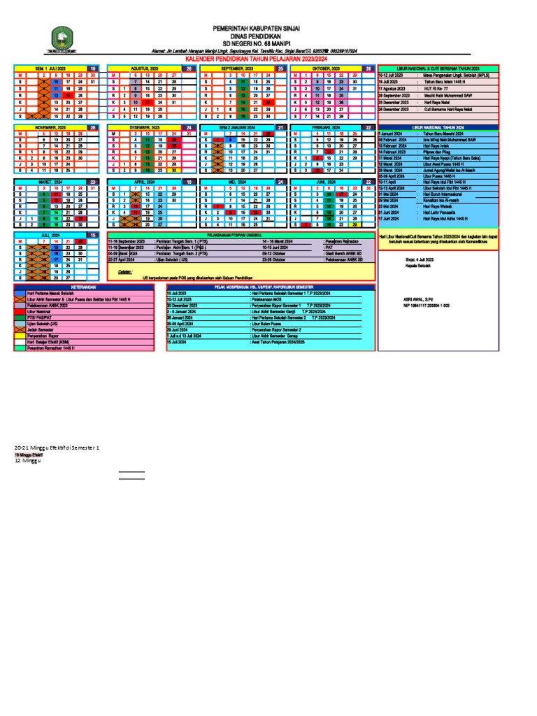 Kaldik A4 SD 68 2023-2024 | PDF