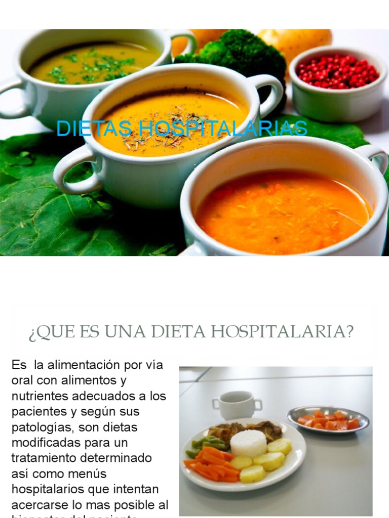 Clasificación De Dietas Hospitalarias Pdf Dieta Alimentos
