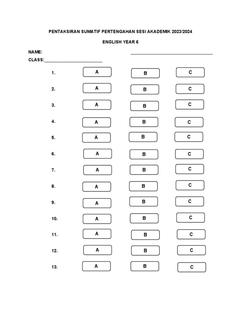 Uasa Omr Form | PDF