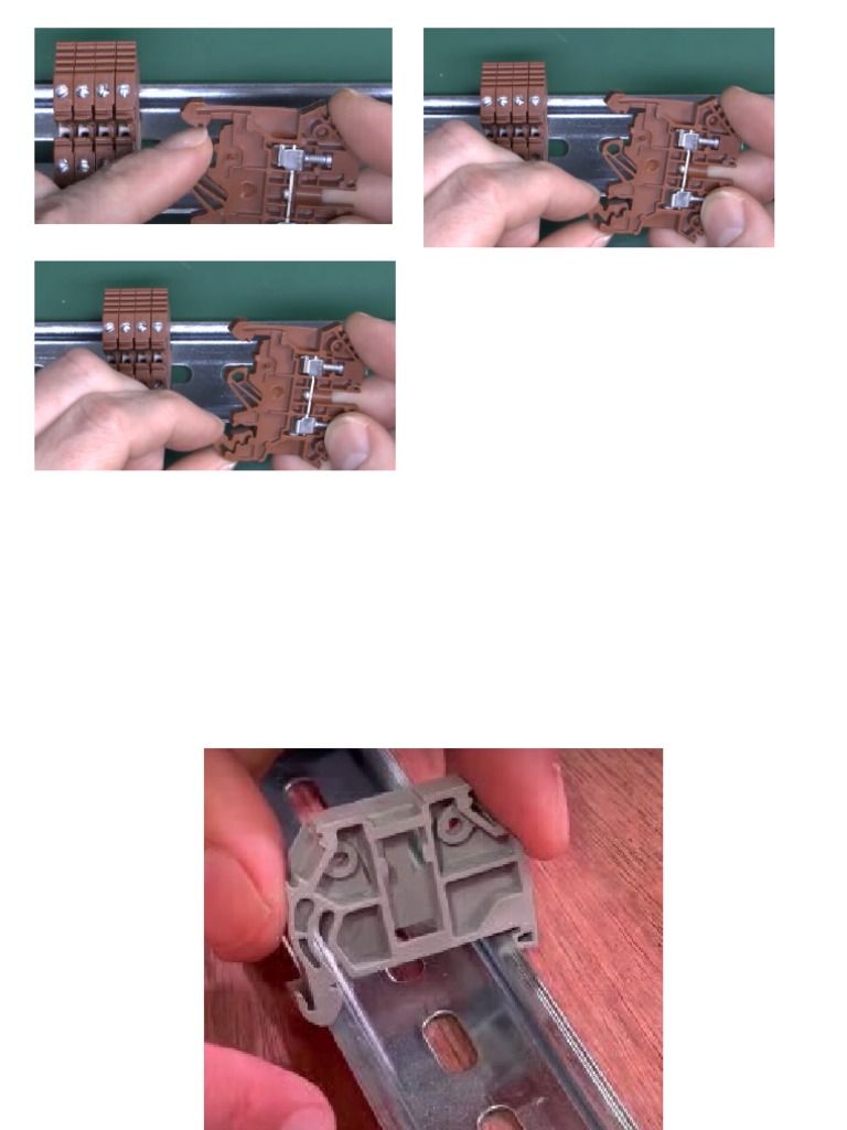 DIN Rail Installation Parts | PDF | Home & Garden | Computers