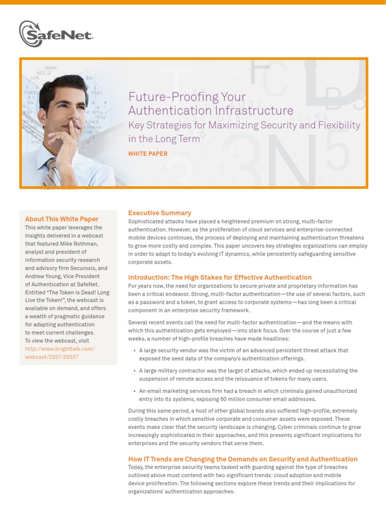 Future-Proofing Your Authentication Infrastructure WP | PDF | Cloud ...