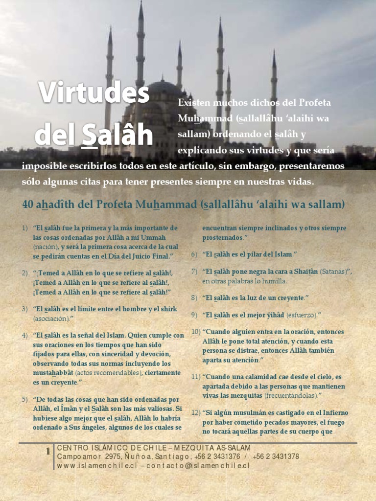 40 Hadith Salat | PDF | Oración | Hadith