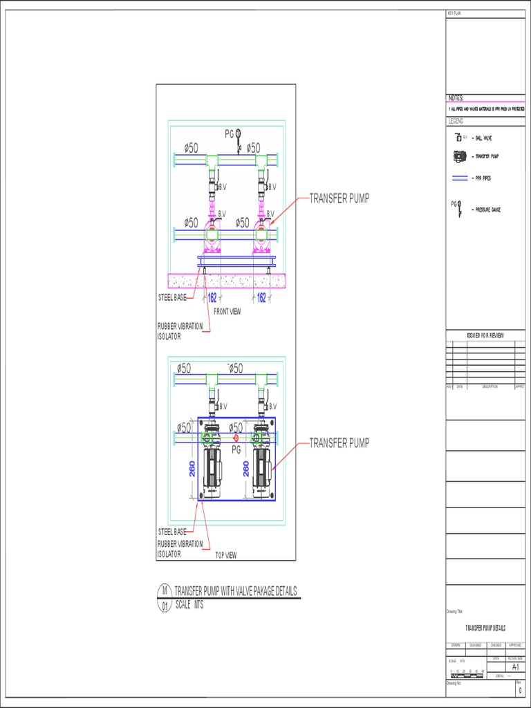 Transfer Pump Installation Details | PDF