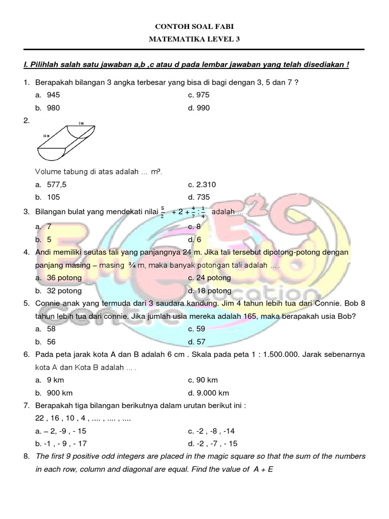 Contoh Soal Fabi M 3 Pdf