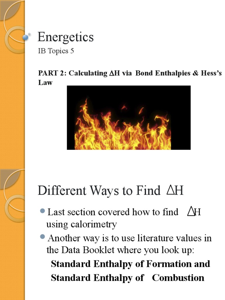 CH 5 Part 2 Bond Enthalpies and Hess Law | PDF | Enthalpy | Methane