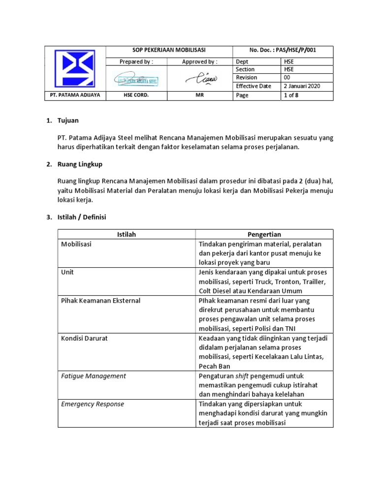 MATERI HSE MEETING 04072023 | PDF