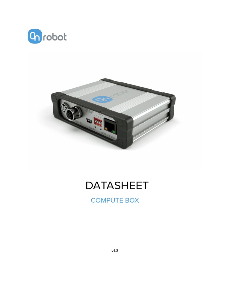 Datasheet Compute Box v1.3 EN | PDF | Bipolar Junction Transistor | Electrical Components