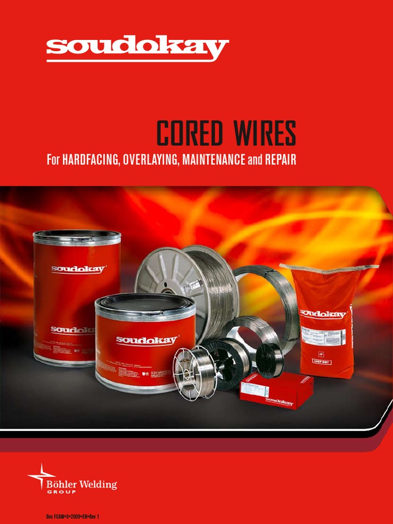 Soudokay Cored Wires for Hardfacing | PDF | Construction | Welding