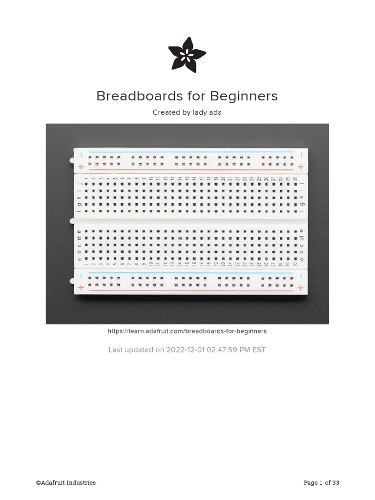 breadboards-for-beginners | PDF | Design | Equipment