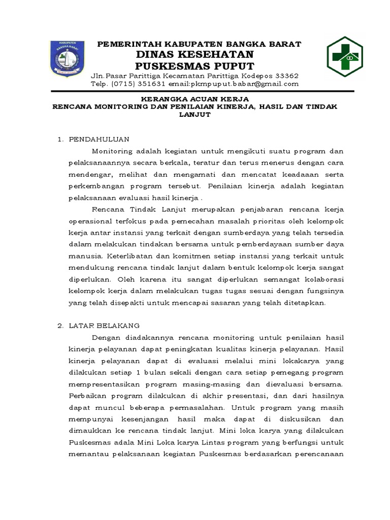 Kak Monitoring New | PDF