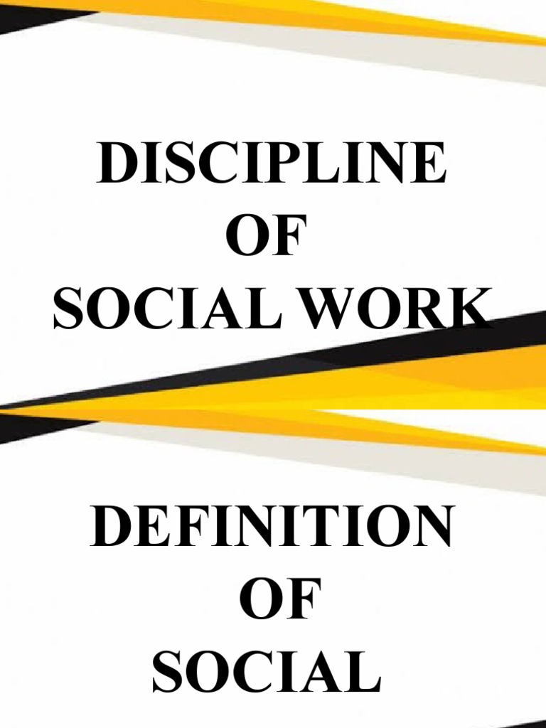 Ppt in Diass (Discipline of Social Work) | PDF