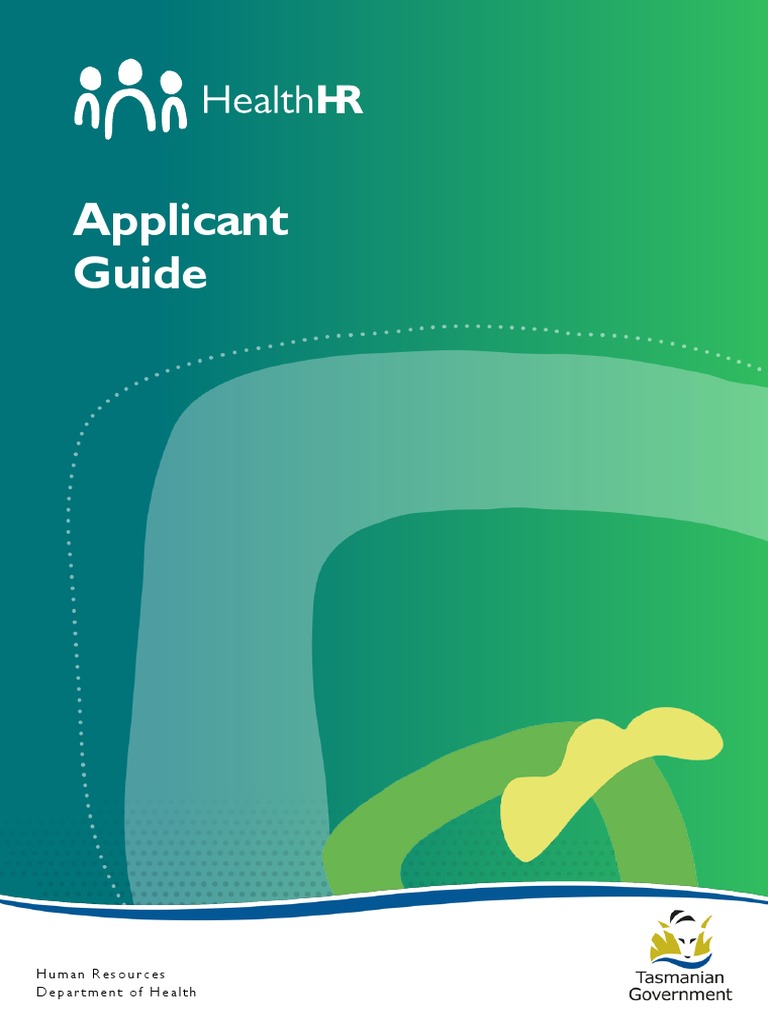 Department of Health - Applicant Guide June 22 | Download Free PDF | Employment | Résumé