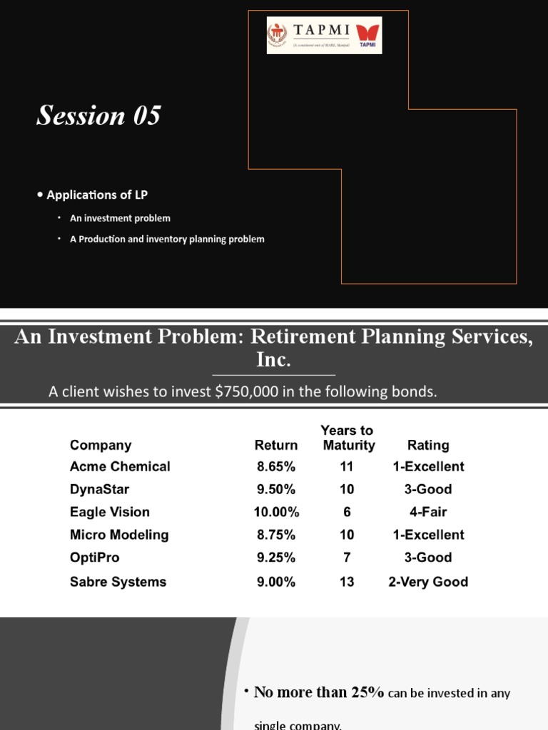 05 Investment Production Inventory | Download Free PDF | Inventory | Applied Mathematics