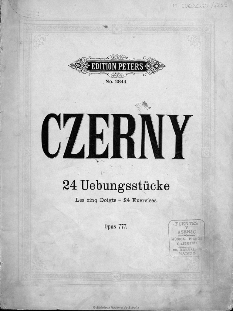 (Metodo CZERNY) 24 Estudios | PDF
