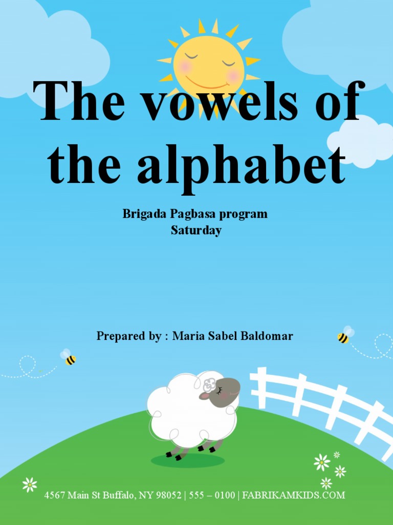 Understanding Vowel Sounds for Kids | PDF