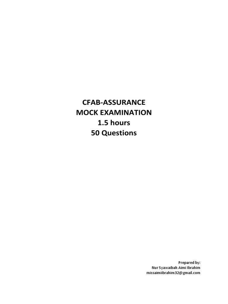 Mock Questions - 2 | PDF