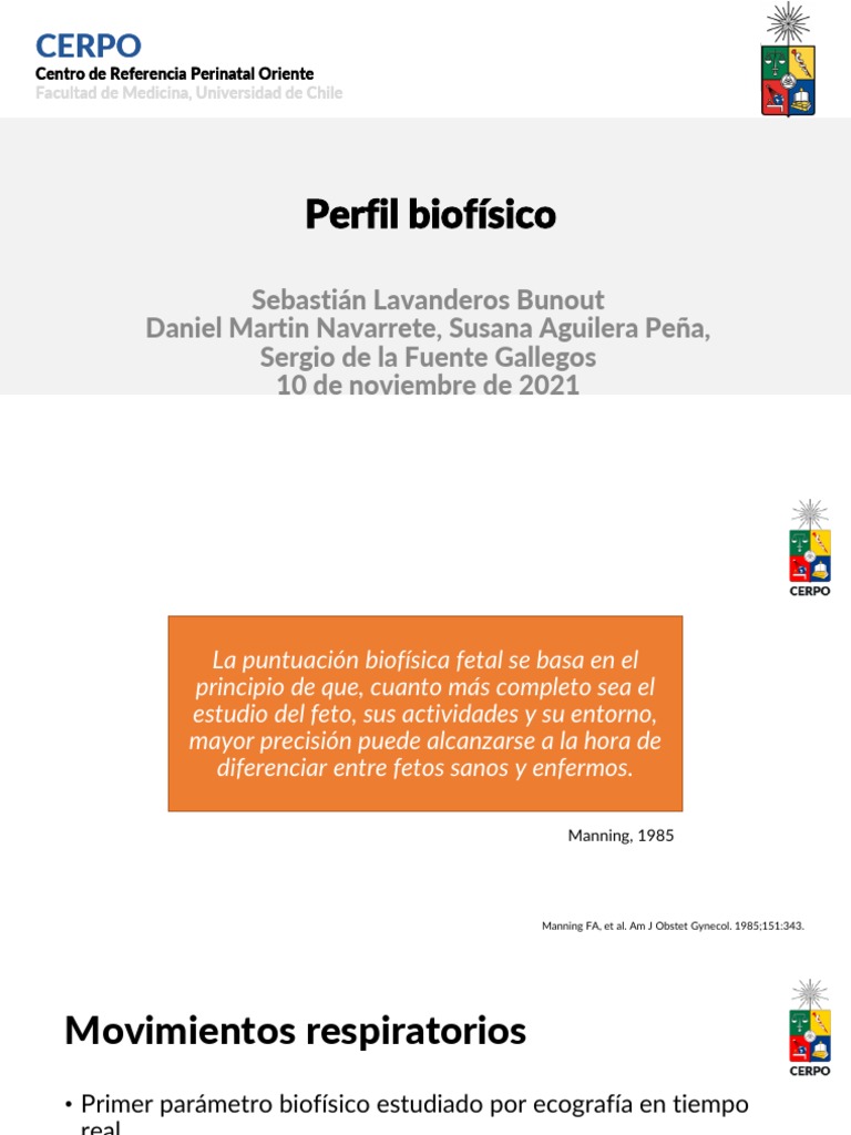 Seminario 70 Perfil Biofisico Archivo | PDF | Feto | El embarazo