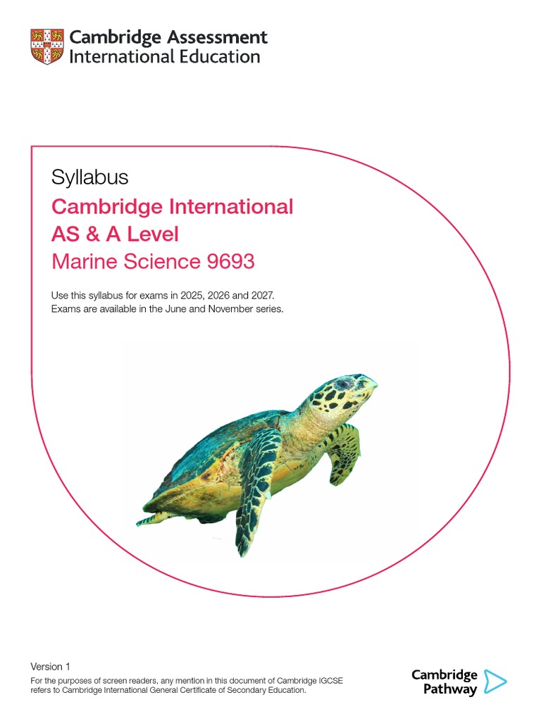 A Level Marine Science | PDF