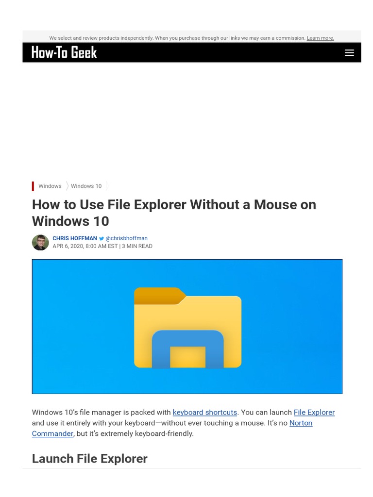 WWW Howtogeek Com 665621 How To Use File Explorer Without A Mouse On ... WWW Howtogeek Com 665621 How To Use File Explorer Without A Mouse On ...