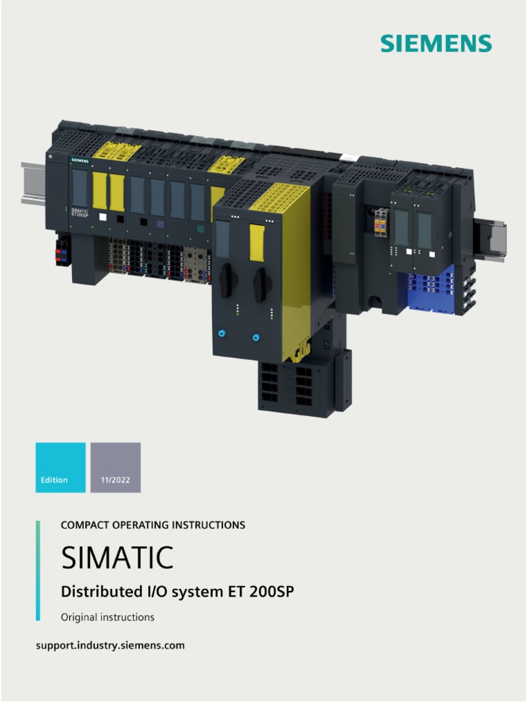 Et200sp Compact Operating Instructions X De-De | PDF