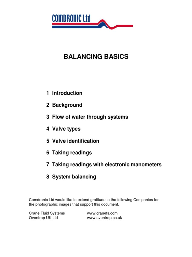 Balancing Basics | PDF